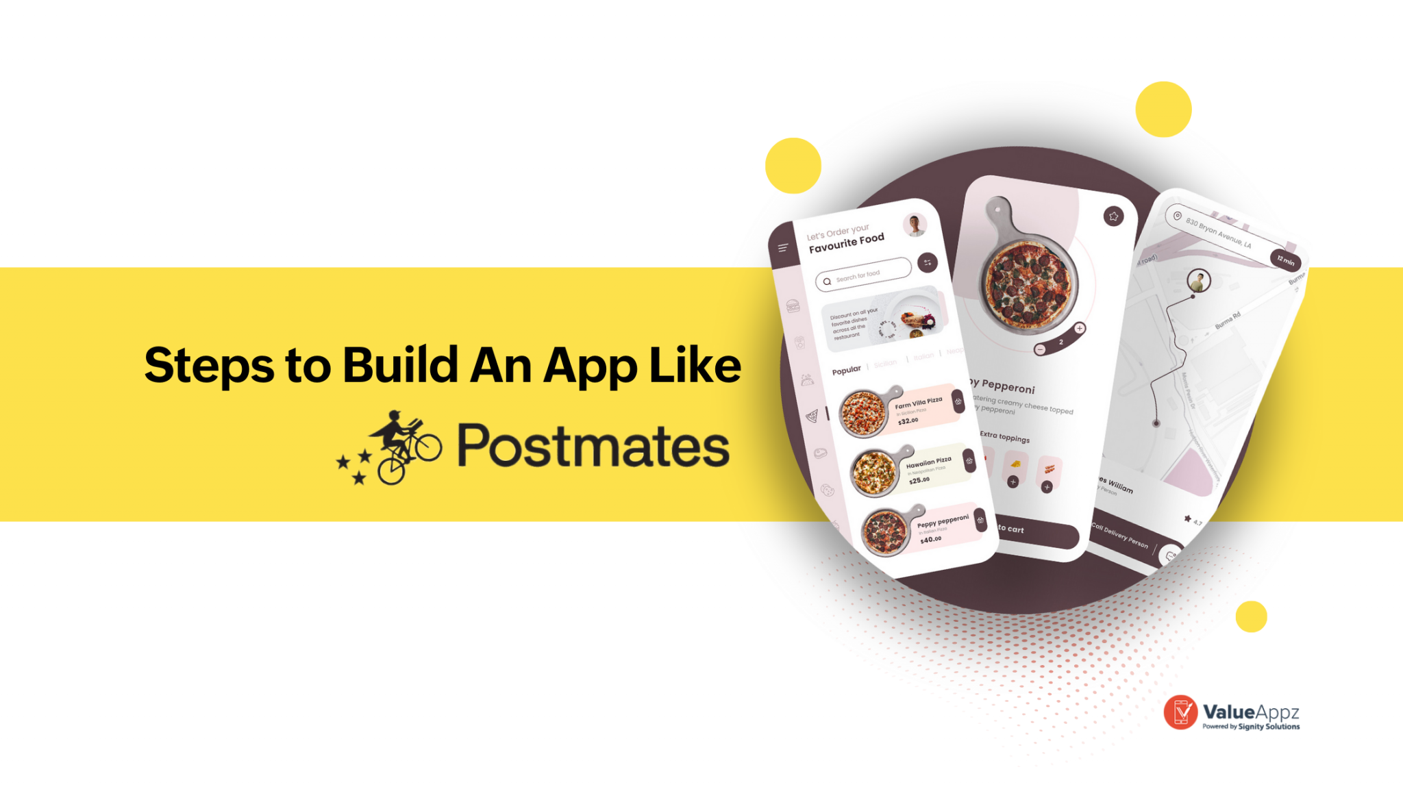 Go-to-Guide to Create a Food Delivery App like Postmates